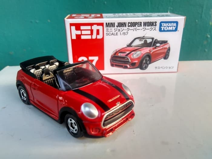 Jual Diecast Miniatur Mobil Tomica reguler no 37 Mini John Cooper works ...