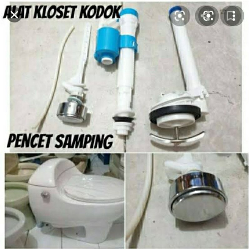 Jual ALAT CLOSET DUDUL TOMBOL SAMPING SEPERPAT KLOSET KODOK DALEMAT ...