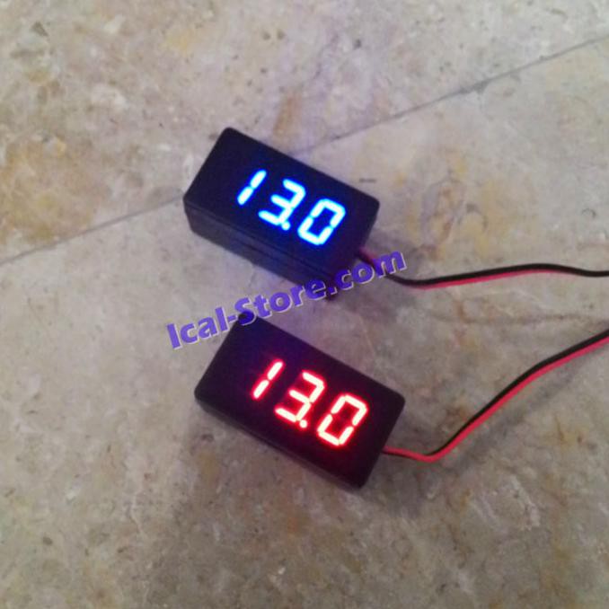 Jual Mini DC Voltmeter LED Casing Waterproof | Shopee Indonesia