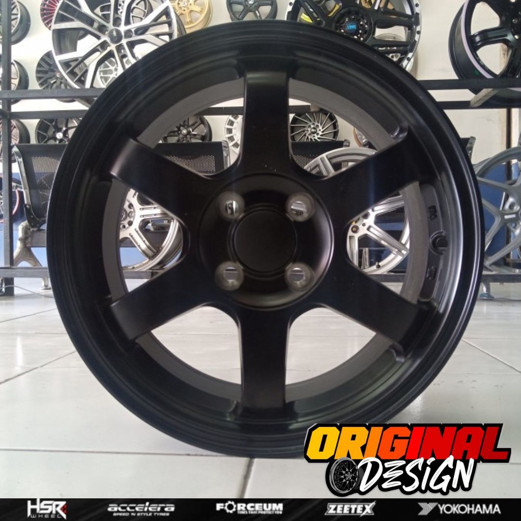 Jual Velg Mobil TE37 Ring 15 HSR Tokyo R15 Untuk Splash Agya Ayla Sigra ...