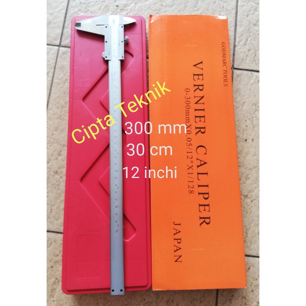 Jual Sigmat manual 300mm toki - jangka sorong 12 inchi Vernier Caliper 300 mm 12inchi 30 cm ...