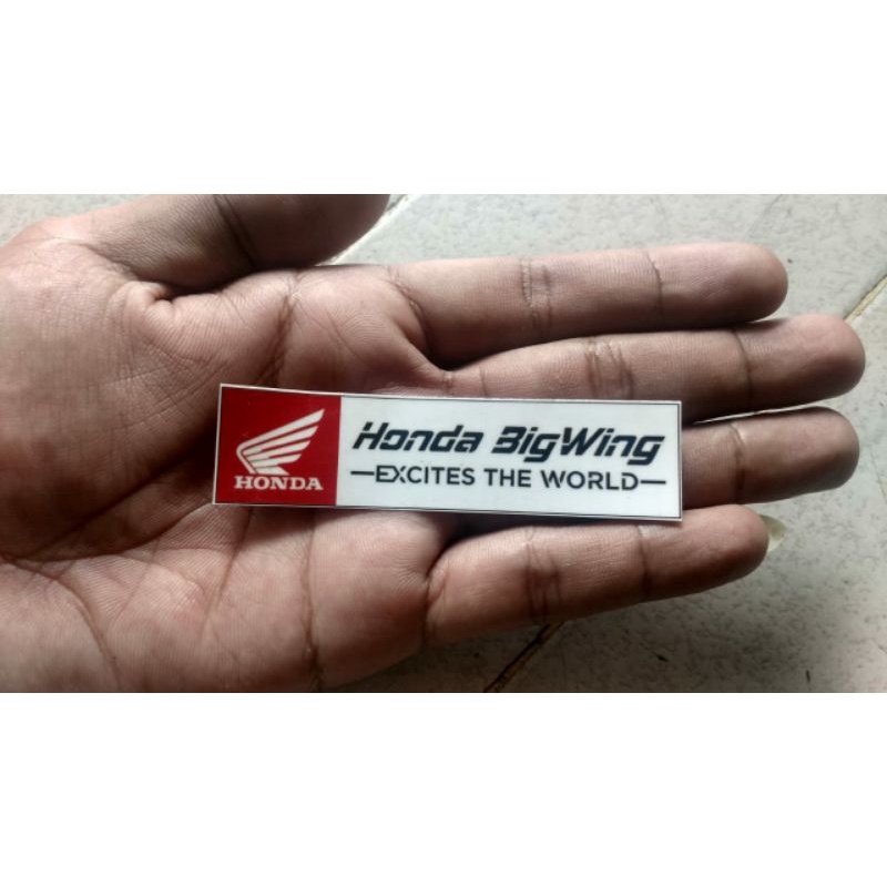 Jual Sticker-Stiker-Decal-Tempelan-Logo-Label AHM Honda Big Wing ...
