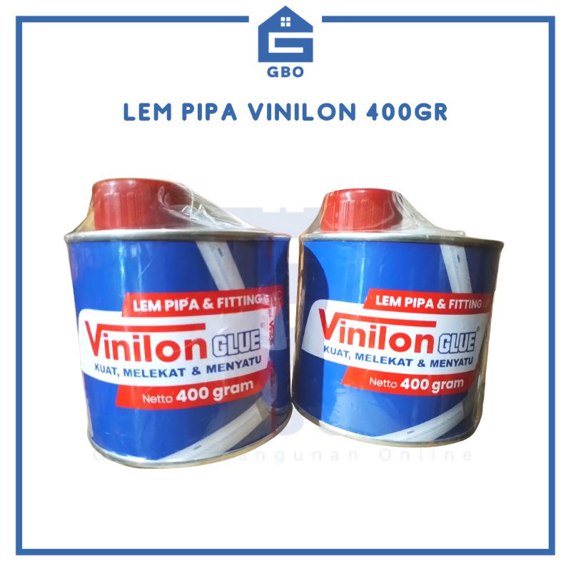 Jual VINILON GLUE 400 GRAM - LEM PIPA PVC - LEM PIPA ORIGINAL 100% ...