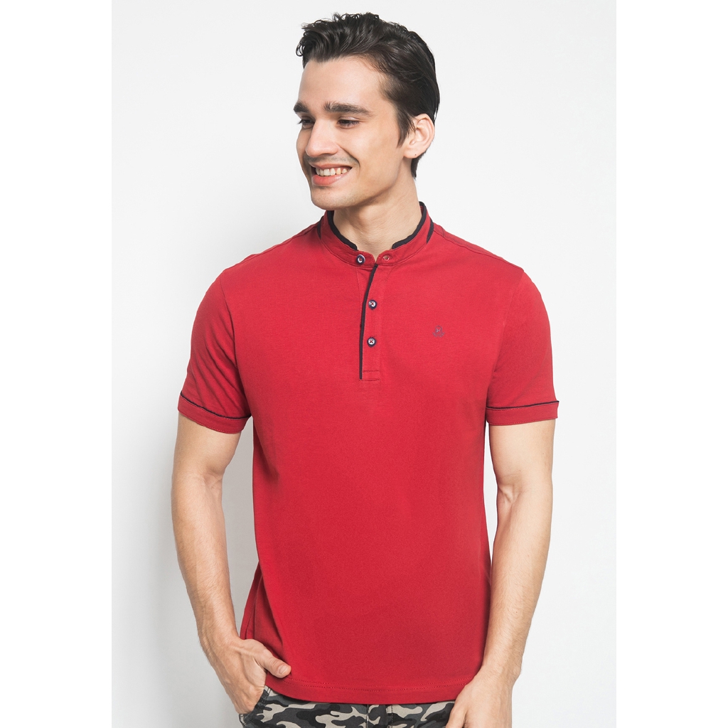 Jual Johnwin - Kaos Casual - Kaos Pria - Plaket - Kerah Shanghai ...