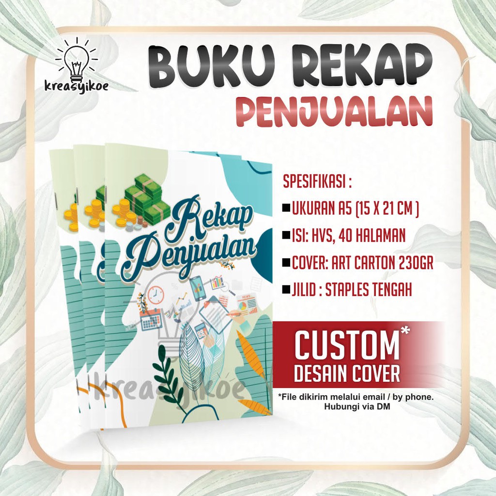 Jual BUKU REKAP PENJUALAN | Shopee Indonesia