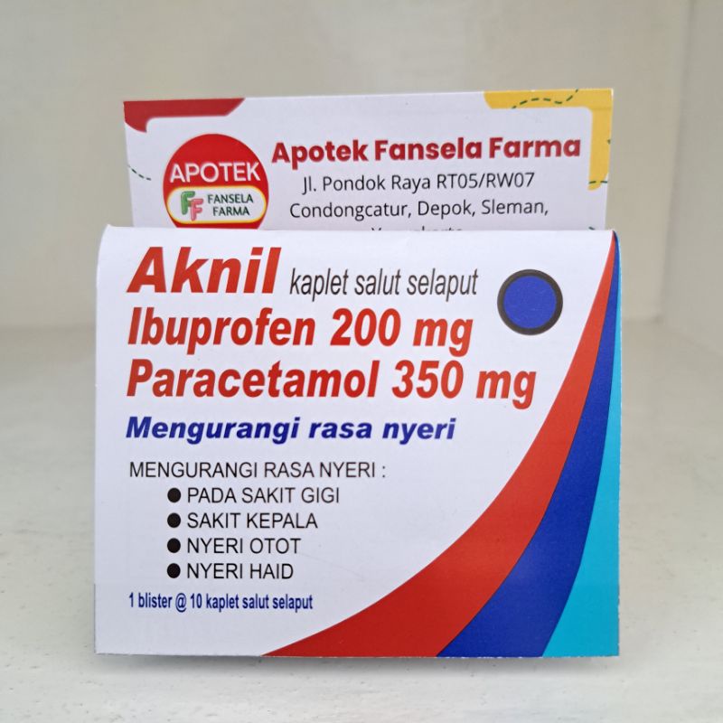 Jual Aknil tablet Nyeri Gigi Sakit Kepala Nyeri otot Nyeri Haid Sendi ...