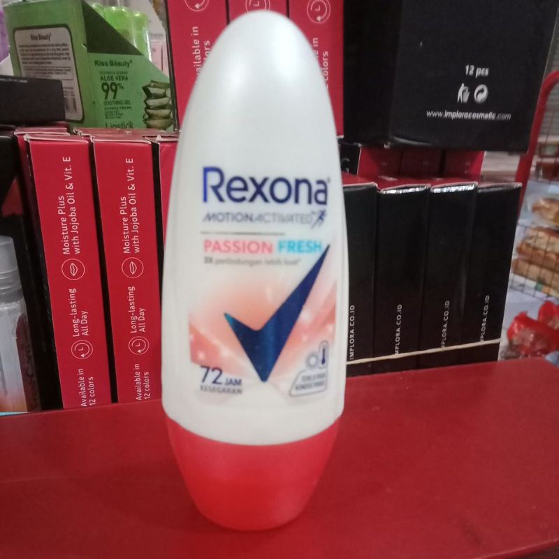 Jual Rexona Women Deodorant/Rollon 45ml Powder dry | passion | Shower ...