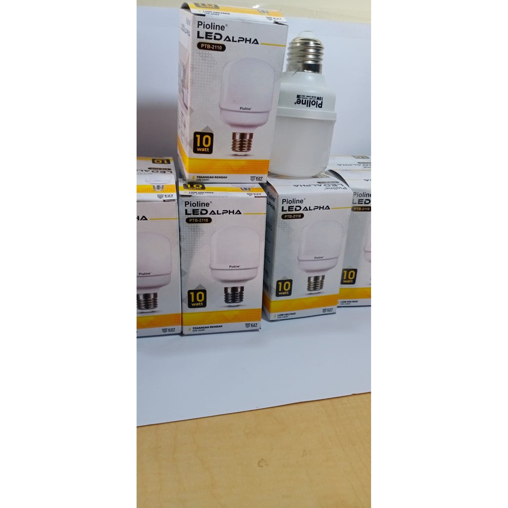 Jual PAKET ISI 10 BH BOHLAM LAMPU LED 10 WATT PIOLINE ALPHA | Shopee Indonesia