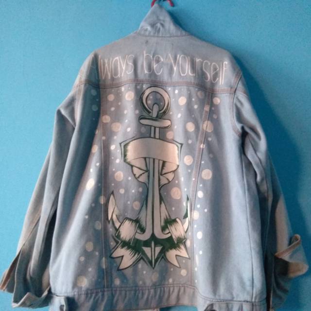 Jual Jaket jeans custom, bekas | Shopee Indonesia