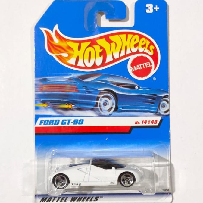 Jual HW Hot Wheels Ford GT90 GT 90 GT-90 putih 1998 base & body besi | Shopee Indonesia