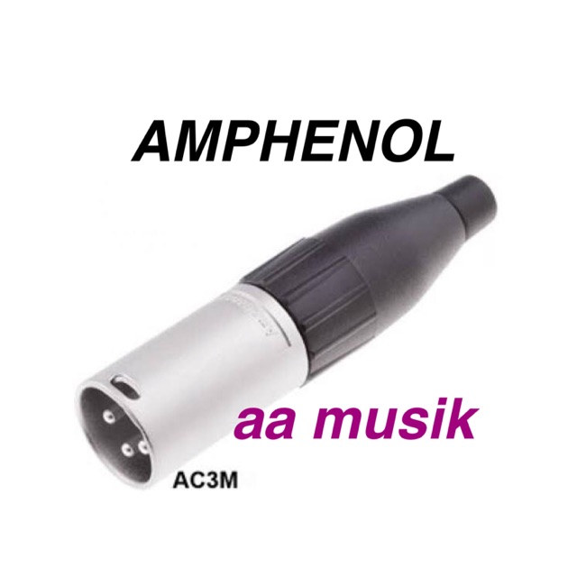 Jual JACK AMPHENOL AC3M SOCKET XLR CANON COWOK ORIGINAL | Shopee Indonesia