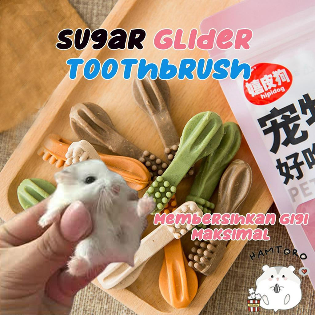Jual TOOTHBRUSH Dental Sugar Glider Snack Untuk Gigi Bersih | Shopee ...