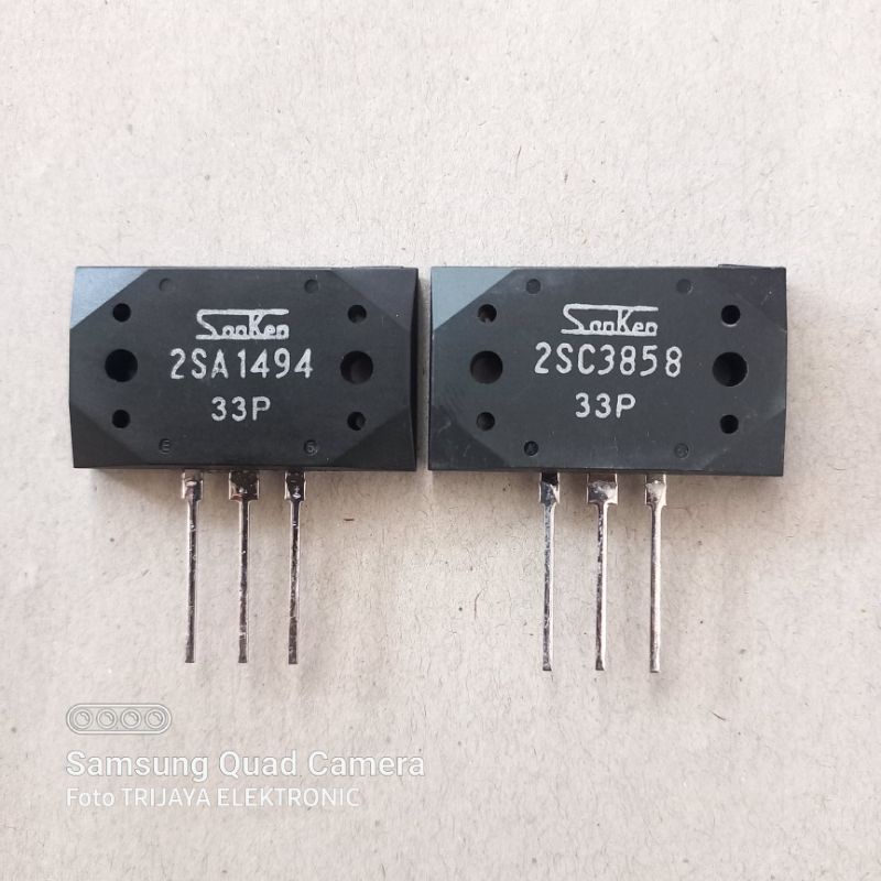 Jual Transistor SANKEN 2SC3858 2SA1494 Original C3858 A1494 Japan ...