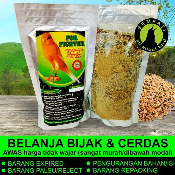 Jual Pakan Burung Kenari Lomba For Fighter Order Now | Shopee Indonesia