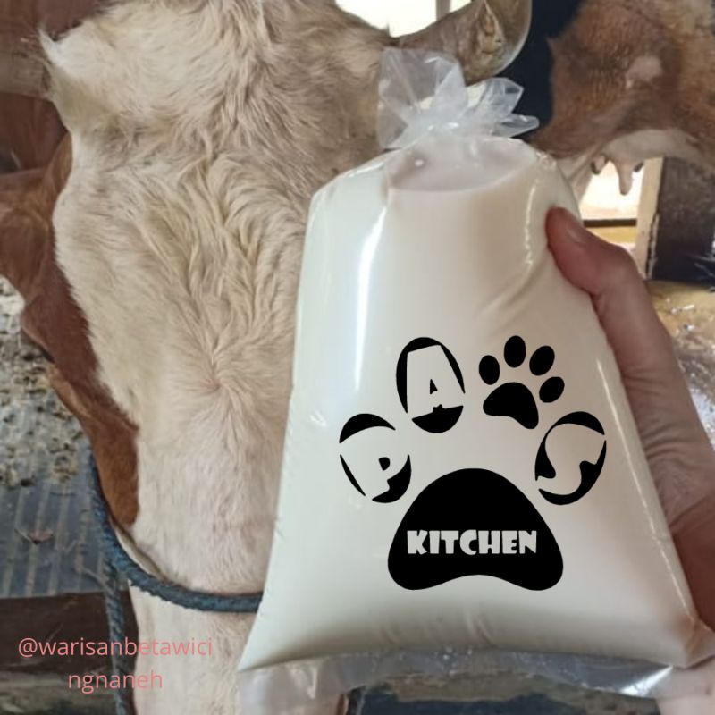 Jual susu sapi murni segar 1 liter (raw/mentah) | TIDAK ADA CAMPURAN ...