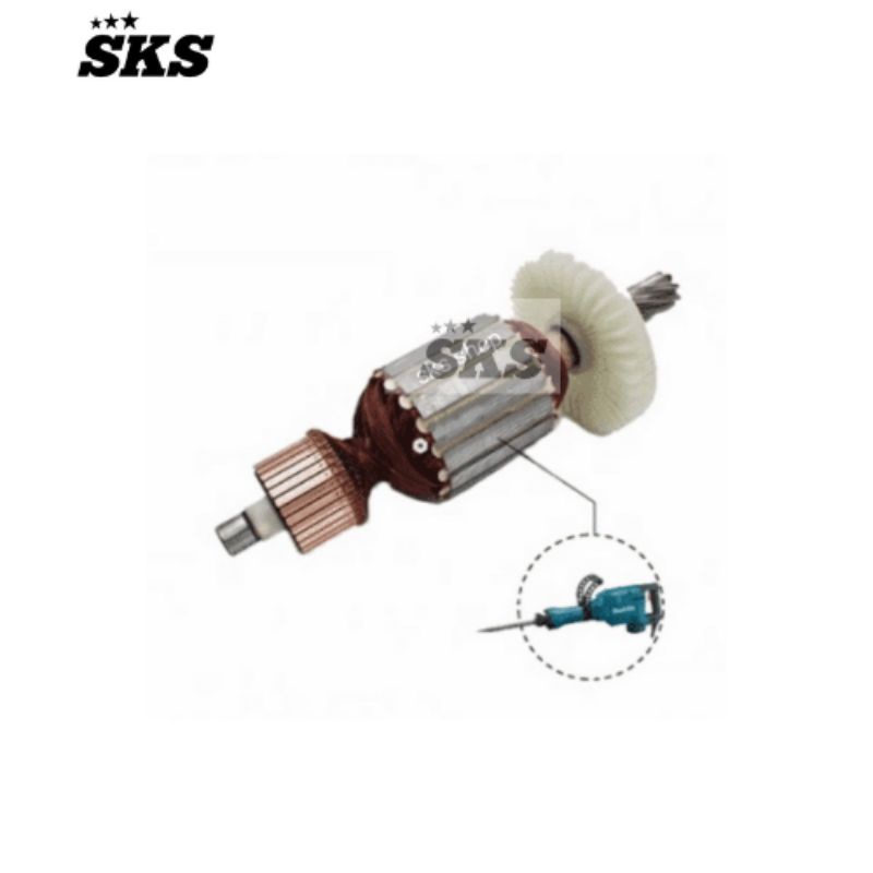 Jual armature Rotor angker HM 1306 armature untuk mesin jackhammer HM ...