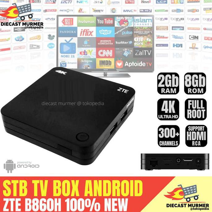 Jual (((Bisa Bayar Di Tempat))) Stb Tv Box Indihome Fiber Zte B860H ...