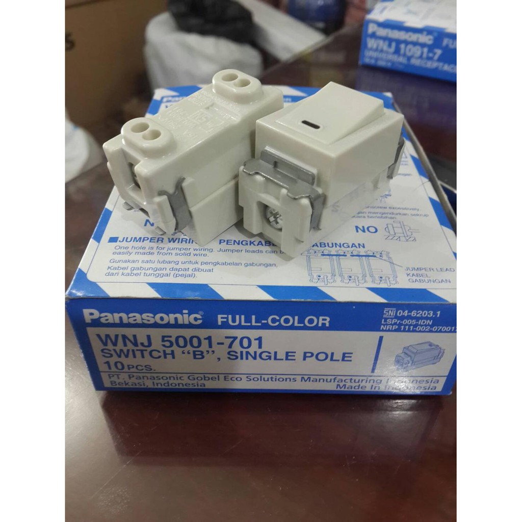 Jual Panasonic WNJ 5001 Saklar Switch "B" FULL COLOR | Shopee Indonesia