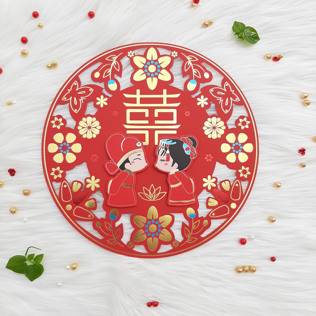 Jual TEMPELAN WEDDING/TEMPELAN SANGJIT/TEMPELAN SHUANGXI/BACKDROP ...