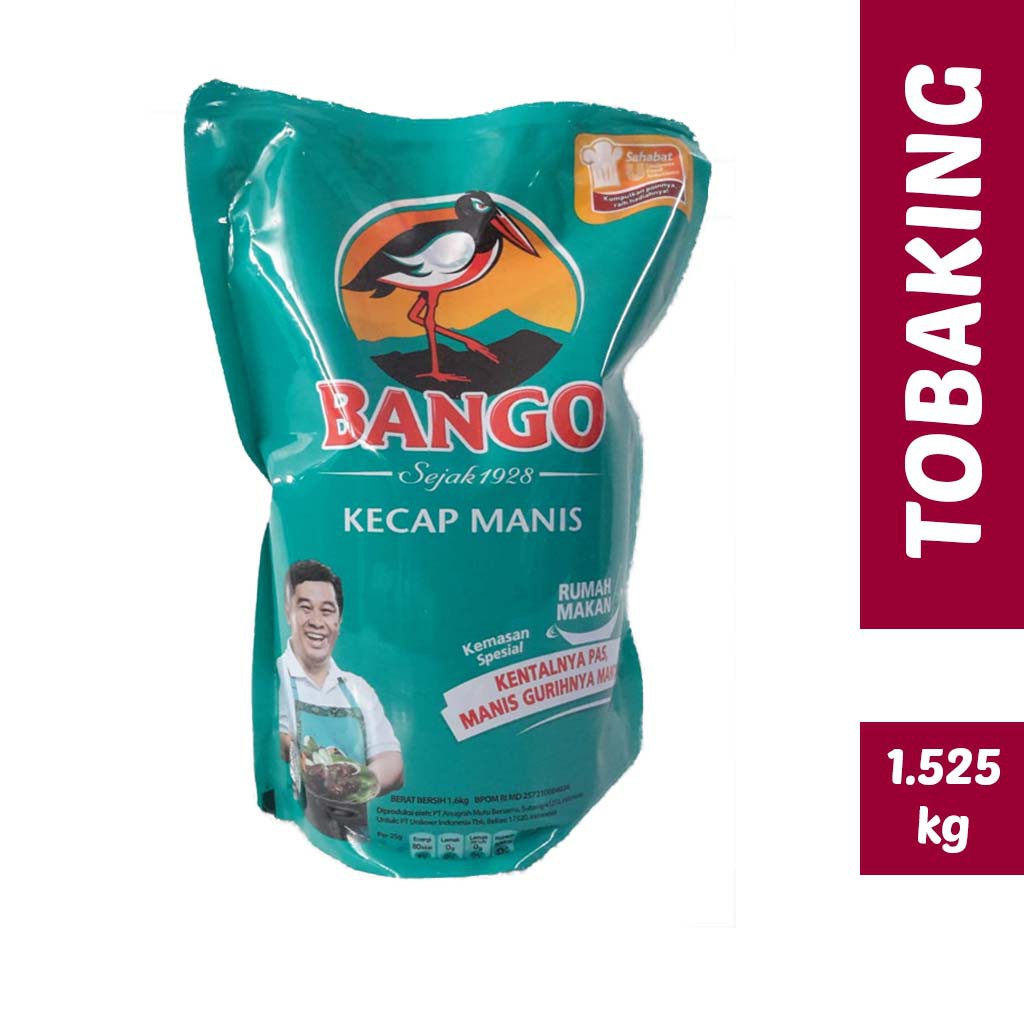 Jual BANGO Kecap Manis Refill 1525 ml | Shopee Indonesia