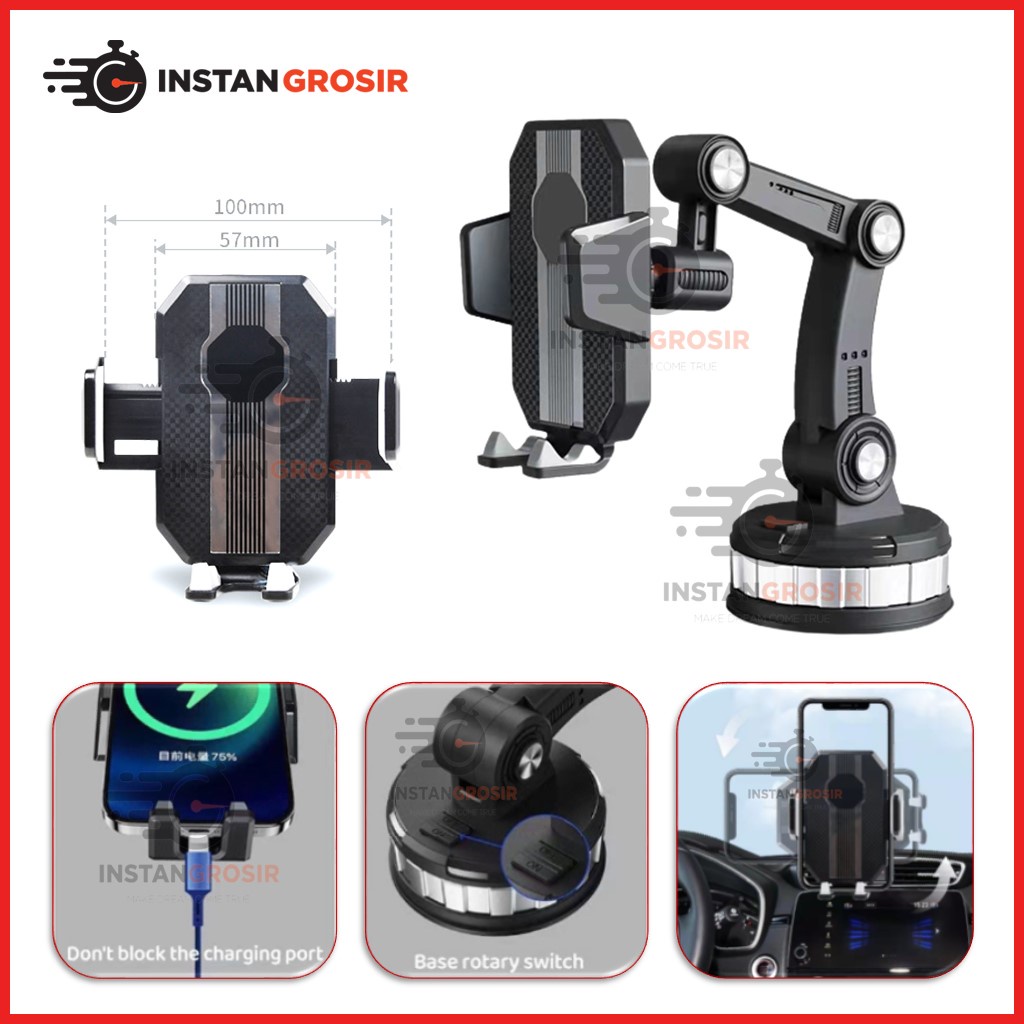 Jual Car Phone Holder HD61 HD-61 Universal stand handphone mobil ...