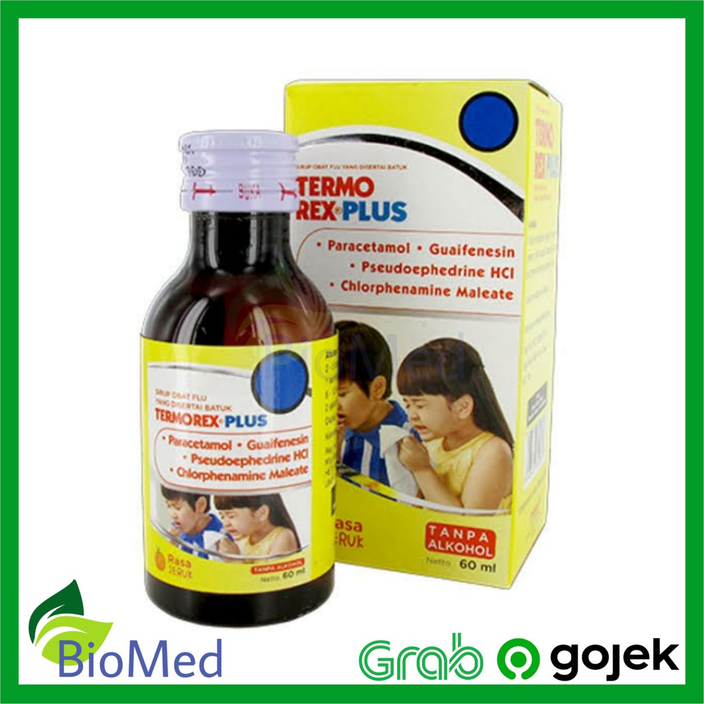 Jual TERMOREX PLUS SIRUP 60 ml - Obat Demam Pusing Flu Batuk Pilek Anak ...