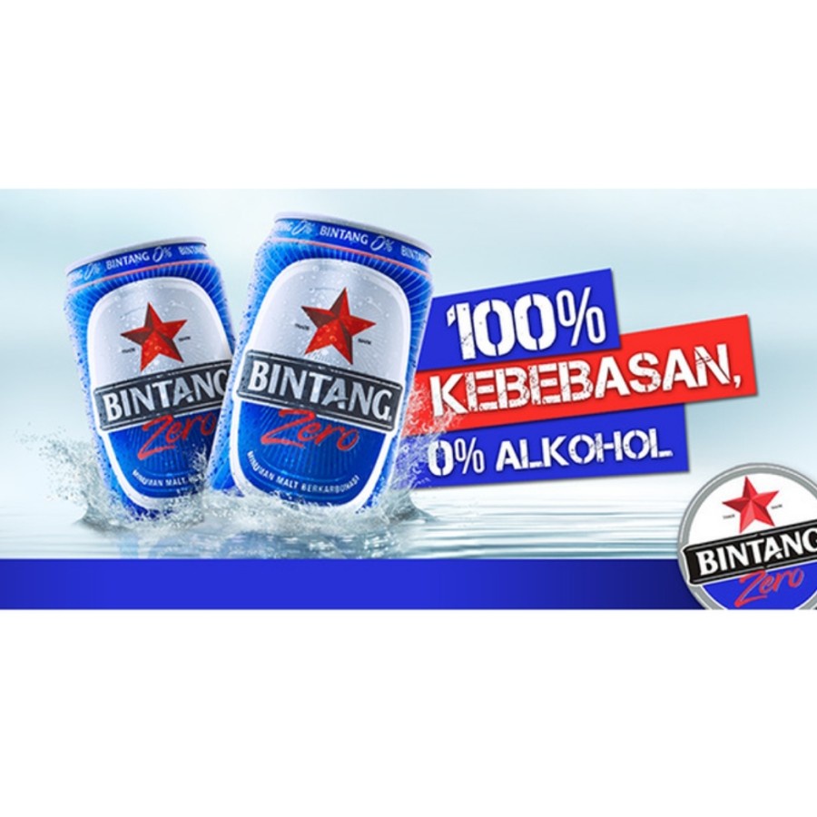 Jual Bintang Zero 0.0%-Alkohol - Minuman Kaleng 330 ml | Shopee Indonesia