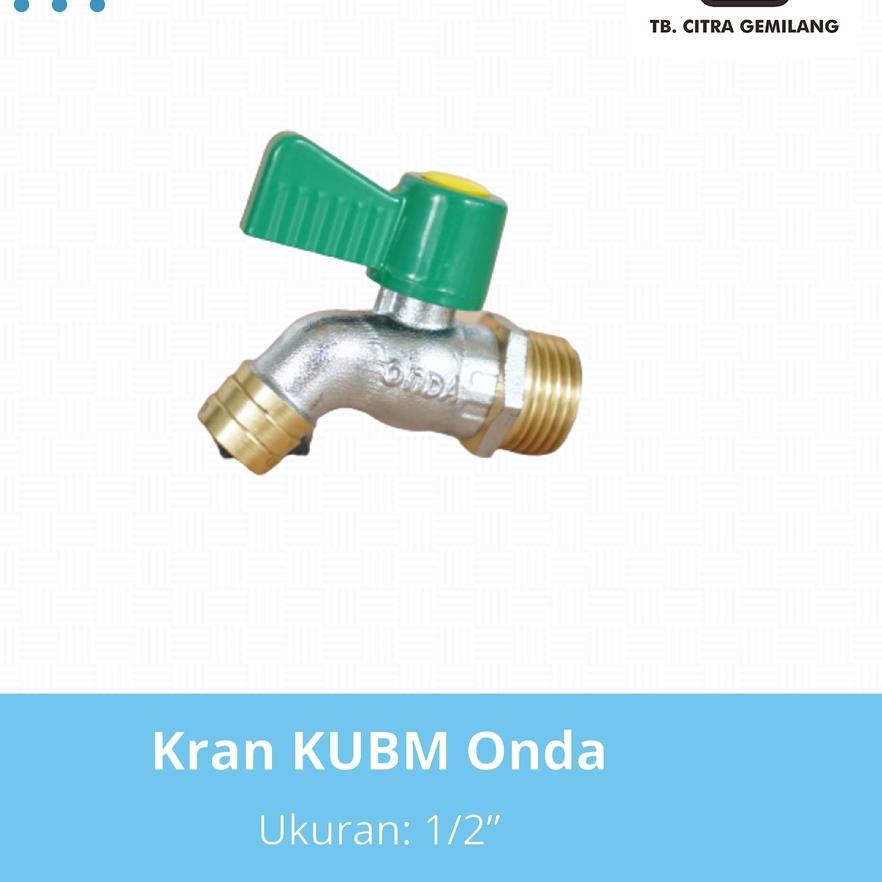 Jual SHOPEE 9.9 KRAN AIR ONDA / KRAN TAMAN ONDA KUBM 1/2" KUNINGAN ...