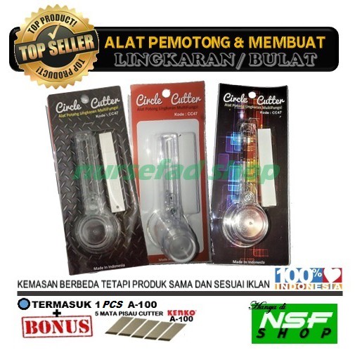Jual Alat Pemotong Lingkarang / Circle Cutter / Pemotong bulat / Cutter ...