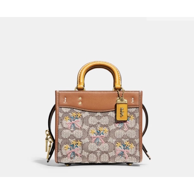 Jual Coach Rogue 17 In Signature Textile Jacquard With Bouquet Motif ...