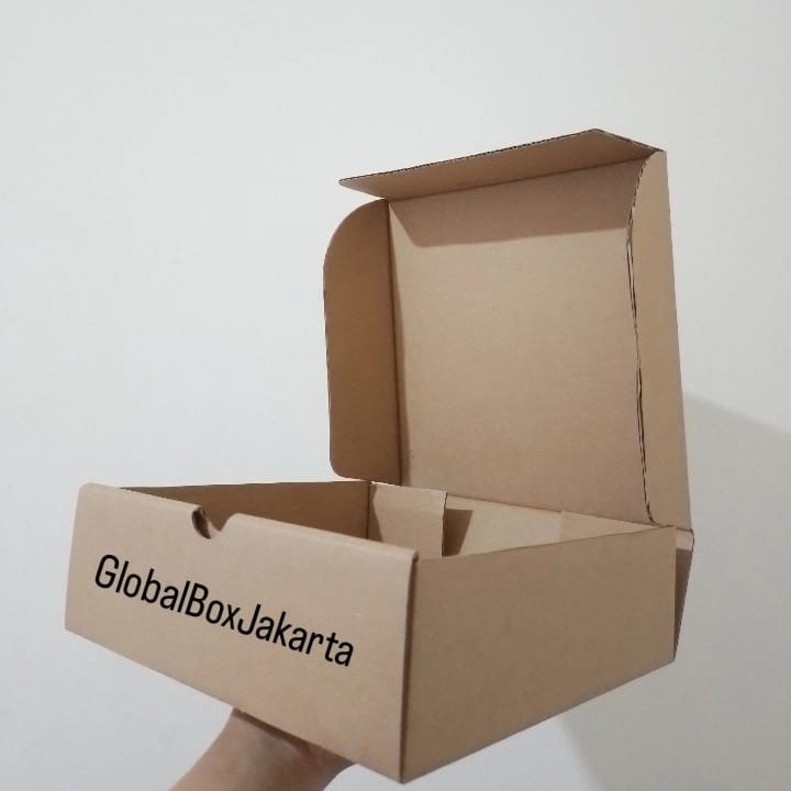 Jual Kardus box kemasan packaging POLOS ukuran 21x18x5 PER 50pcs ...