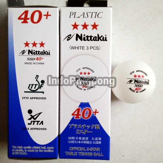 Jual Nittaku 3-Star NSD 40+ Poly Balls ~ Bola Plastik Pingpong | Shopee Indonesia