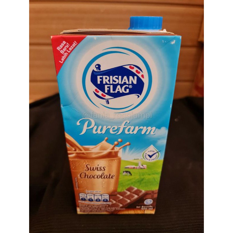 Jual Susu Cair Bendera Frisian Flag UHT (900ml) Full Cream / Swiss Chocolate / Coconut Delight ...