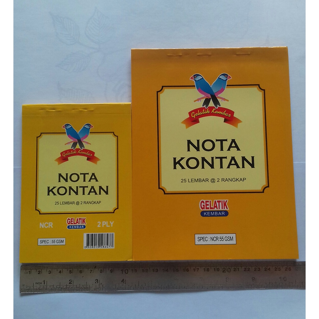 Jual NOTA 2 PLY BESAR GELATIK NOTA KONTAN BESAR NOTA B2 | Shopee Indonesia