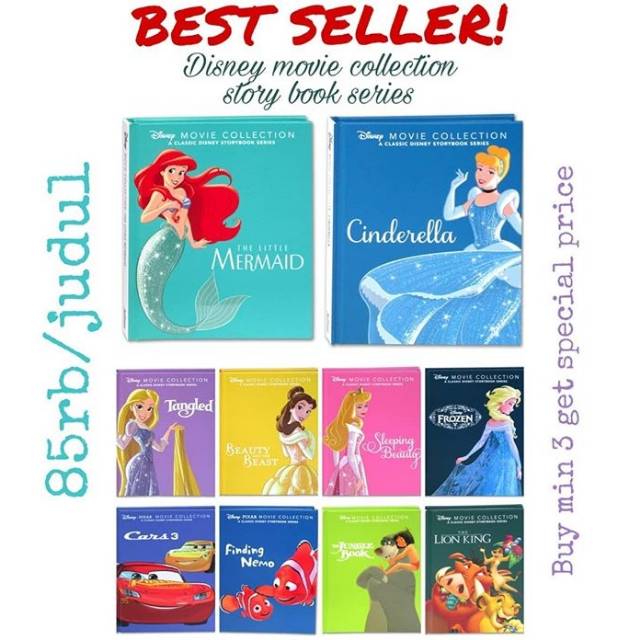 Jual Disney classic story book movie collection | Shopee Indonesia