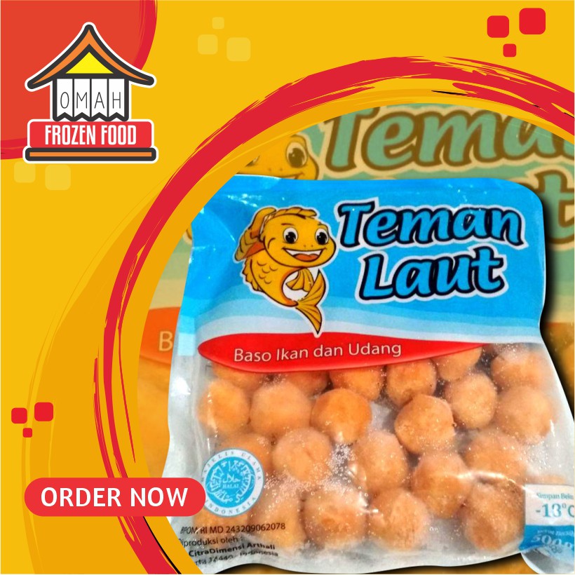 Jual Teman Laut Bakso Udang 500gr (NON COD DAN REGULER DILUAR KOTA SOLO ...