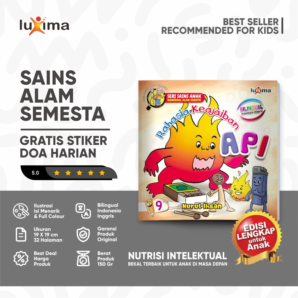 Jual Rahasia Keajaiban Api - Seri Mengenal Alam Semesta 9 / Buku ...