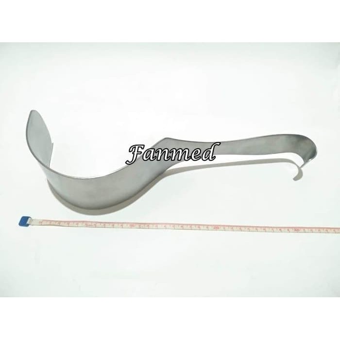 Jual Instrumen Bedah Deaver Retractor / Retraktor 30cmx75mm Renz ...