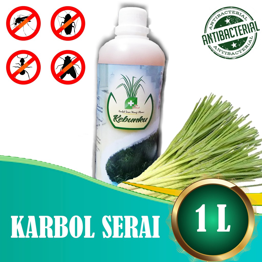 Jual KARBOL SERAI ALAMI KEBUNKU 1000 ml | Shopee Indonesia