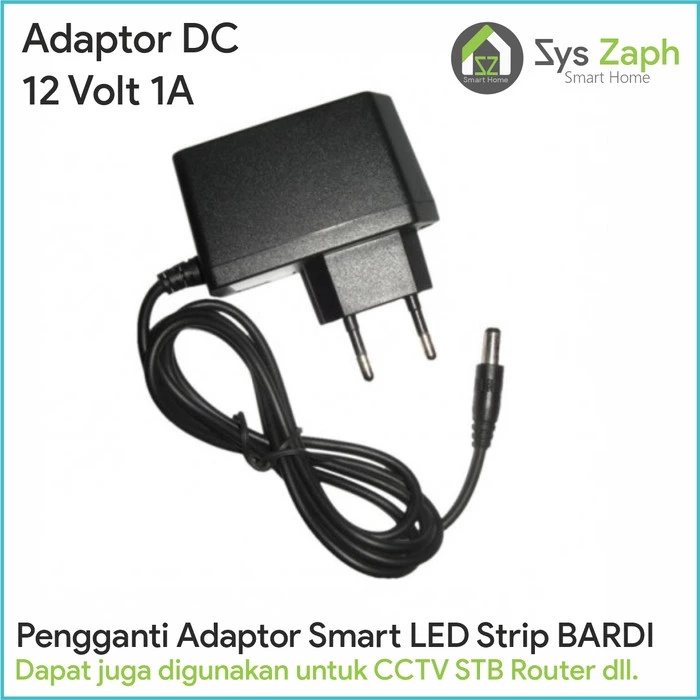 Jual Adaptor Smart LED Strip BARDI Power Supply 12 Volt / STB CCTV IP ...