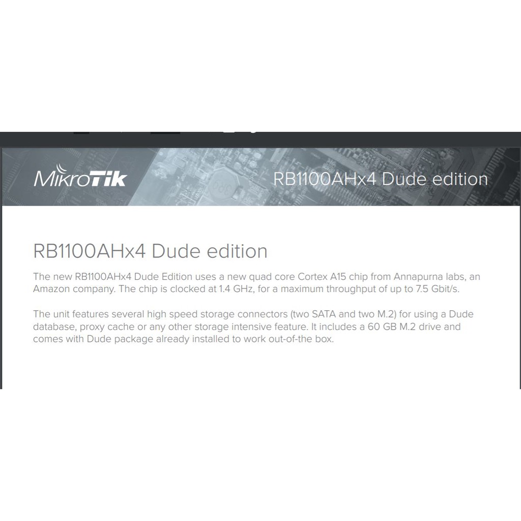 Jual MikroTik RB 1100 AHx4 Dude Edition ( RB1100Dx4 ) 1 unit | Shopee ...