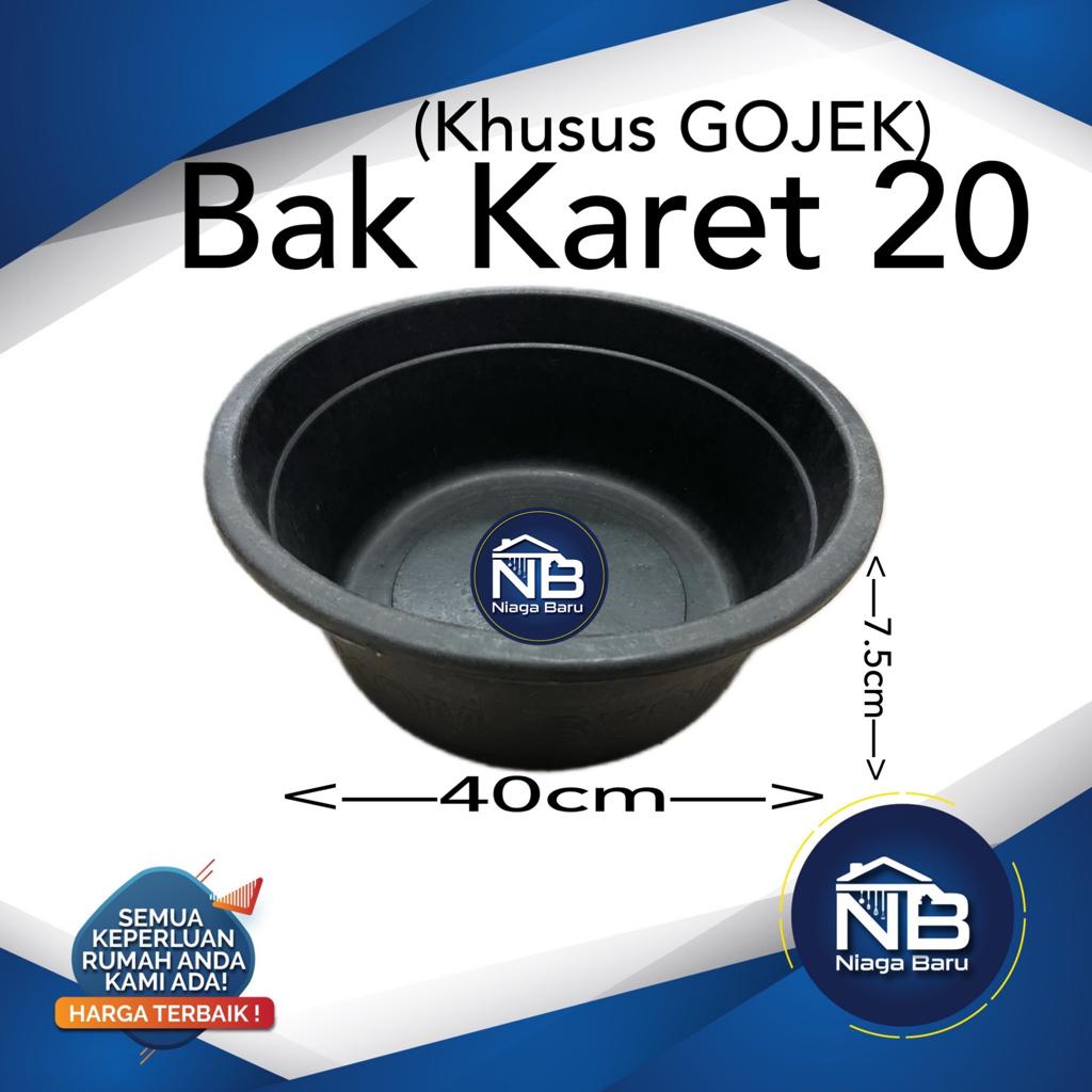 Jual Bak Karet / baskom karet / ember karet/ baskom air anti pecah 20 ...
