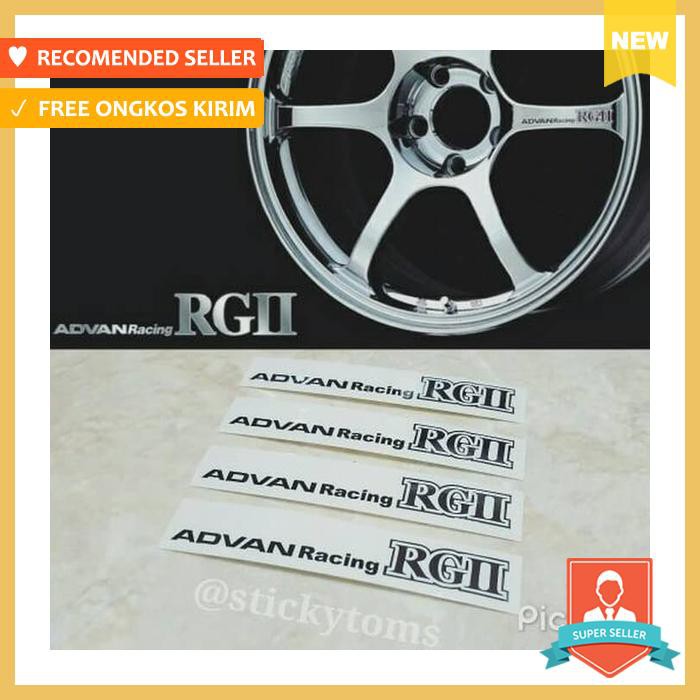 Jual Stiker Velg Mobil Advan Rg Ii | Shopee Indonesia