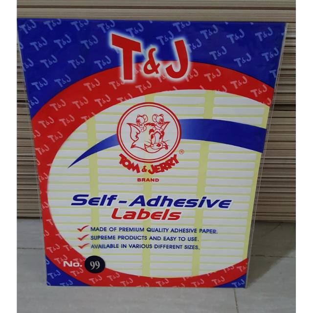 Jual label tom&jerry no 99 sticker label | Shopee Indonesia