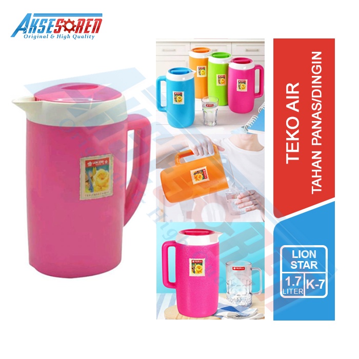 Jual Thermo Water Jug Lion Star [1.7 L] / Teko Termos Tempat Air Minum Tahan Panas Dingin ...