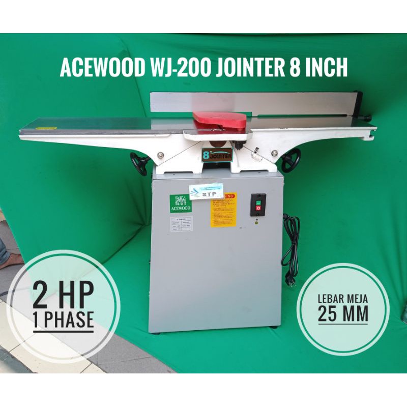 Jual MESIN JOINTER ACEWOOD WJ 200 8 INCH | Shopee Indonesia