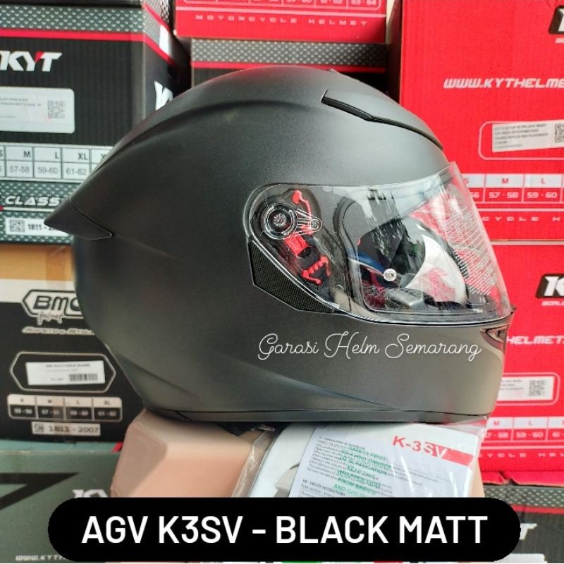 Jual AGV K3SV BLACK MATT | Shopee Indonesia