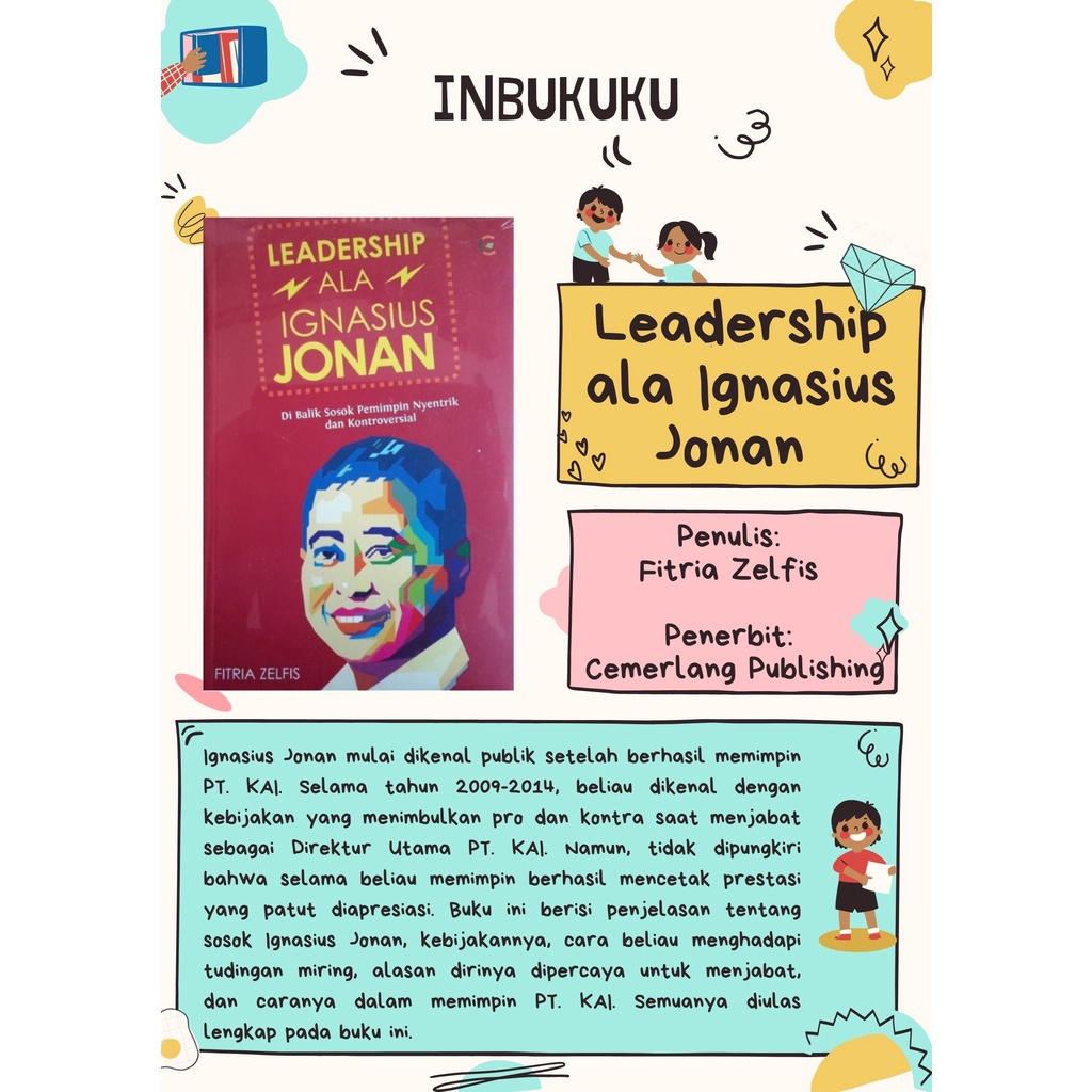 Jual BUKU KEPEMIMPINAN : Leadership ala Ignasius Jonan / Leadership ...