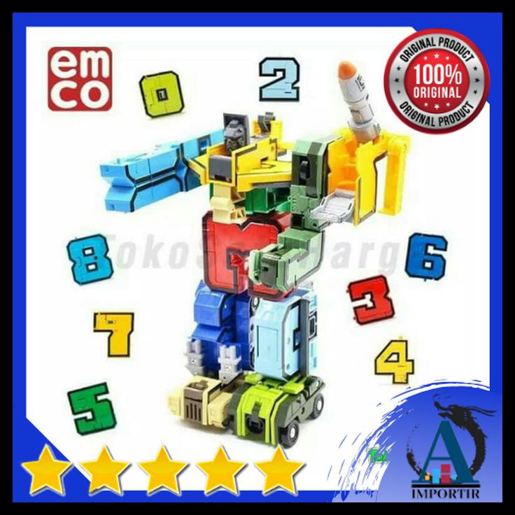 Jual EMCO POCKET MORPHER ANGKA ROBOT ANGKA NUMBER TRANSFORMER | Shopee ...