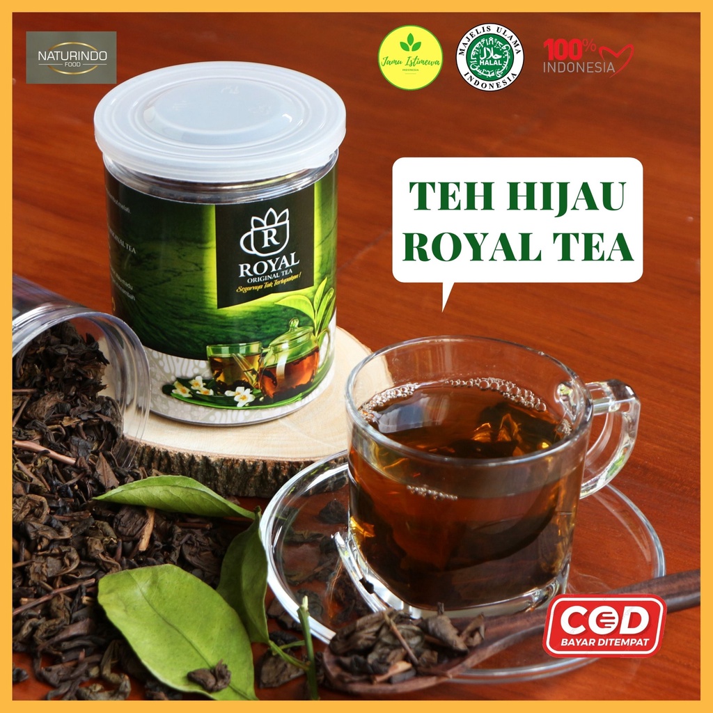 Jual Teh Hijau Asli Teh Tubruk Premium Royal Original Tea | Shopee ...